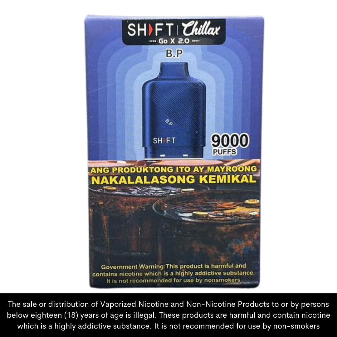 Shift x Chillax Go 2.0 Disposable Vape Pods (battery sold separately ...