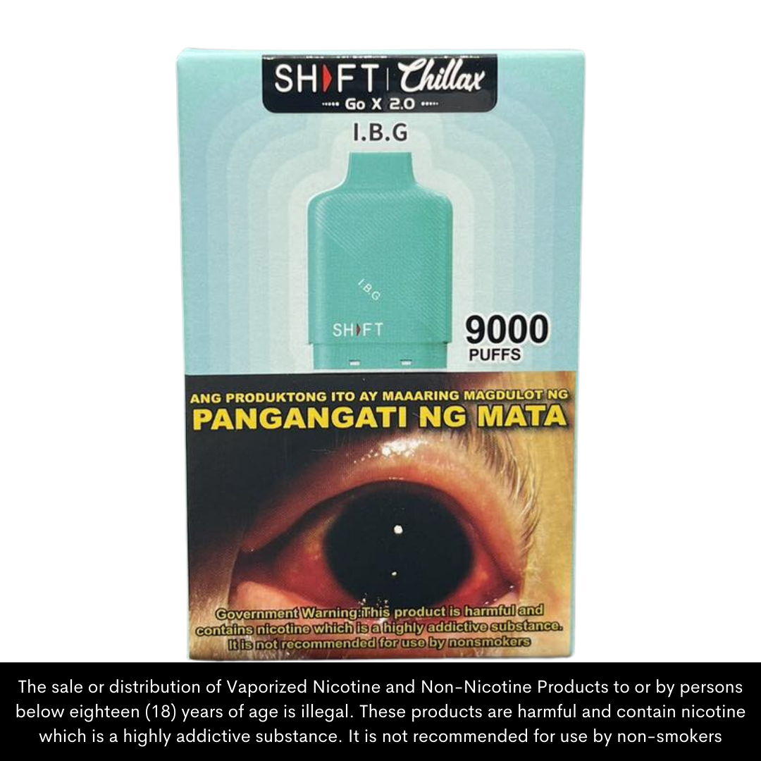 Shift x Chillax Go 2.0 Disposable Vape Pods (battery sold separately ...