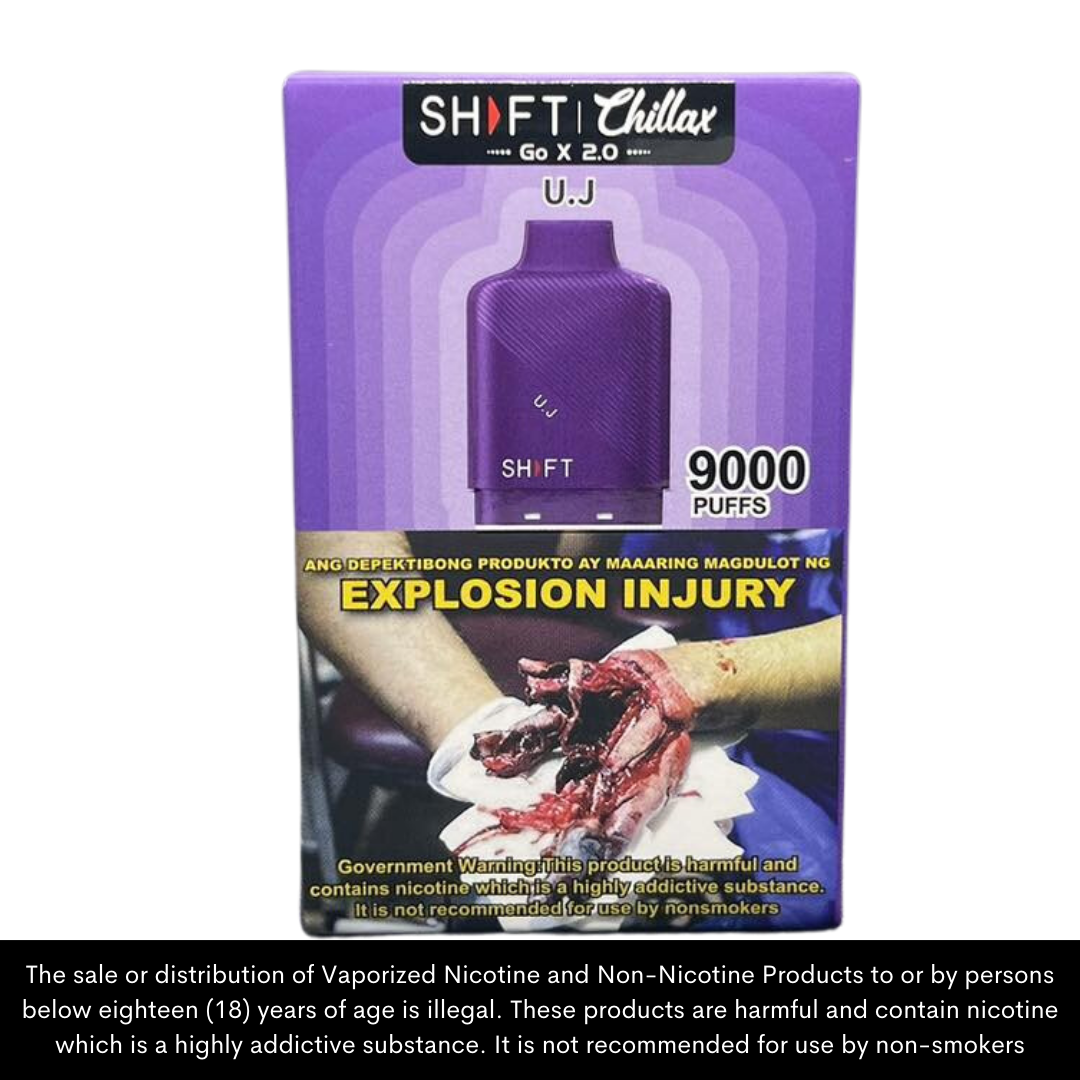 Shift x Chillax Go 2.0 Disposable Vape Pods (battery sold separately ...